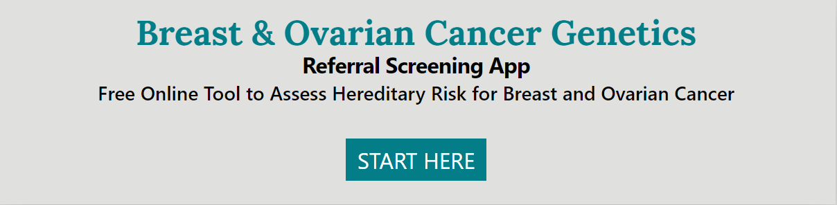 Breast & Ovarian Cancer Genetics: Referral Screening App – ScreeND ...